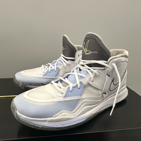 Nike | Shoes | Mens Nike Kyrie 8 Infinity White Light Marine 222 Size 7 ...
